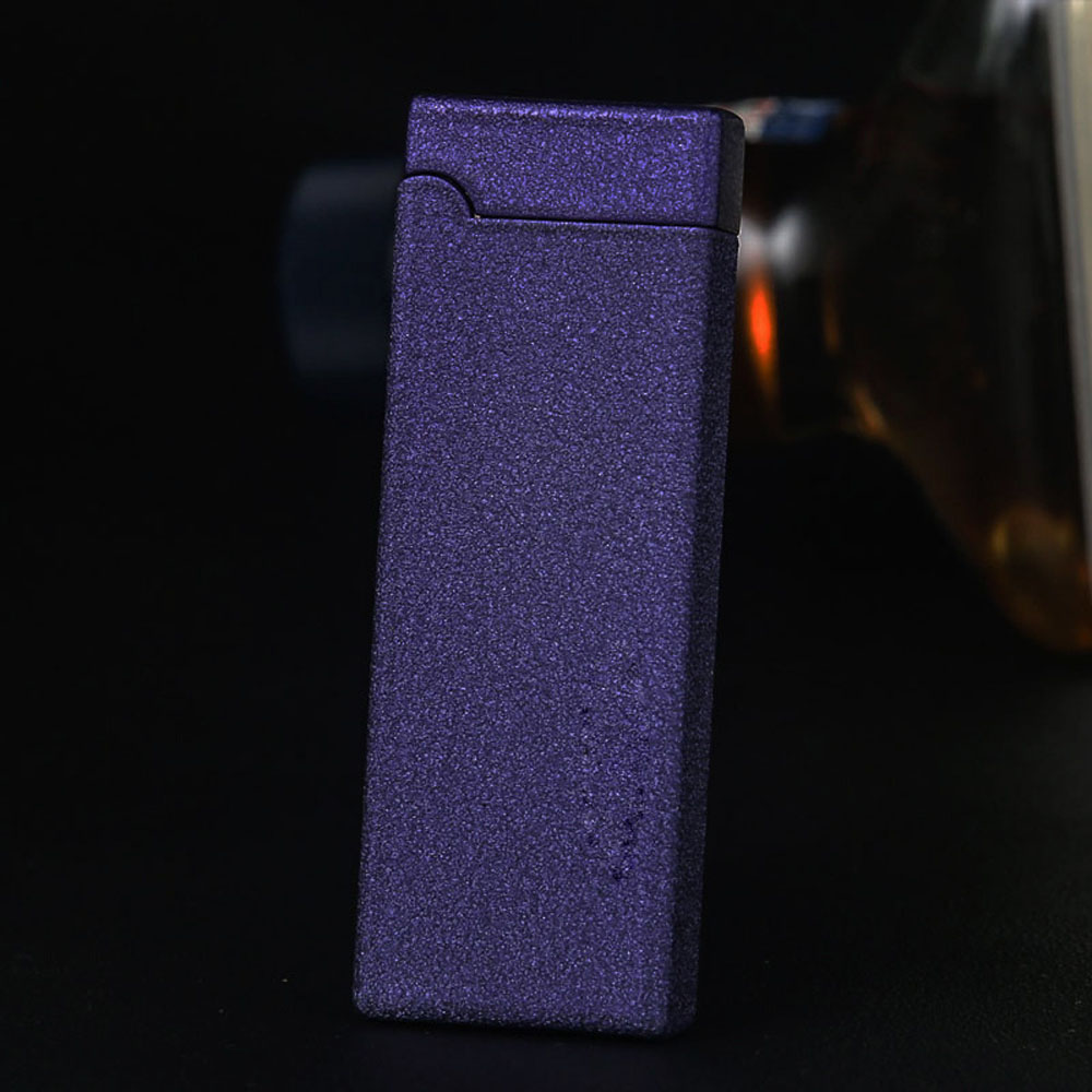 ultra-thin Pulse arc Lighter Metal Novelty USB Lighter Rechargeable ...