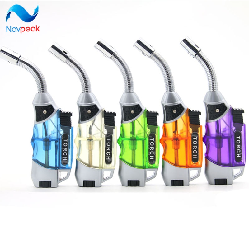 Mini Windproof Men's Cigarette Lighter Portable Elbow Ignition Jet ...