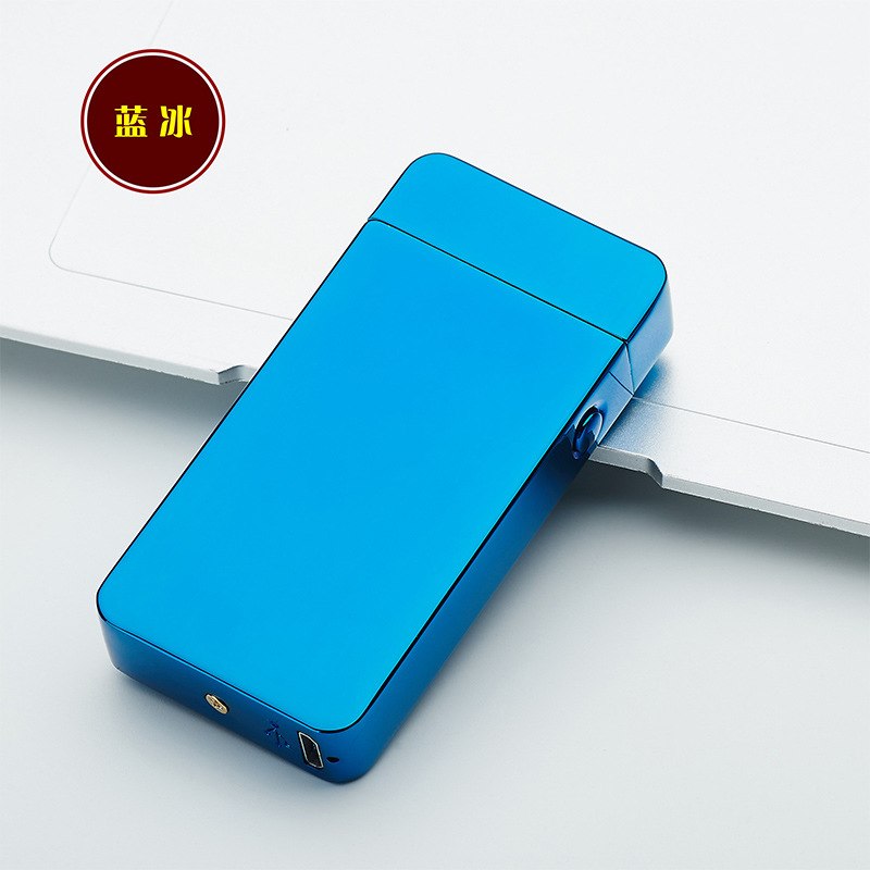 USB Electric Dual Arc Metal Flameless Torch Rechargeable Windproof ...