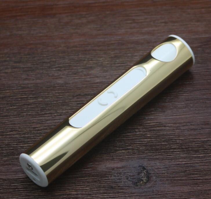 Mini USB Rechargeable Metal Flameless Cigarette Lighter Portable ...