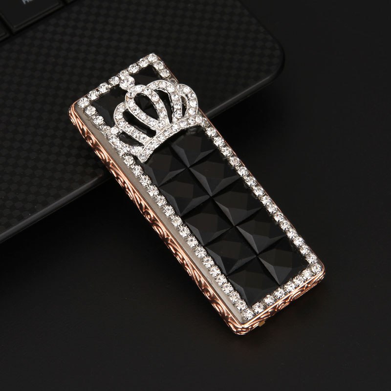 Luxury USB Rechargeable Windproof Diamond Lighter for Ladies Electronic ...