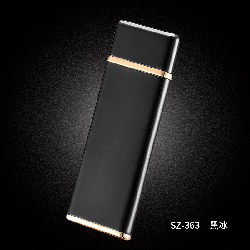 Ultra Thin USB Rechargeable Windproof Metal Electronic Cigarette ...